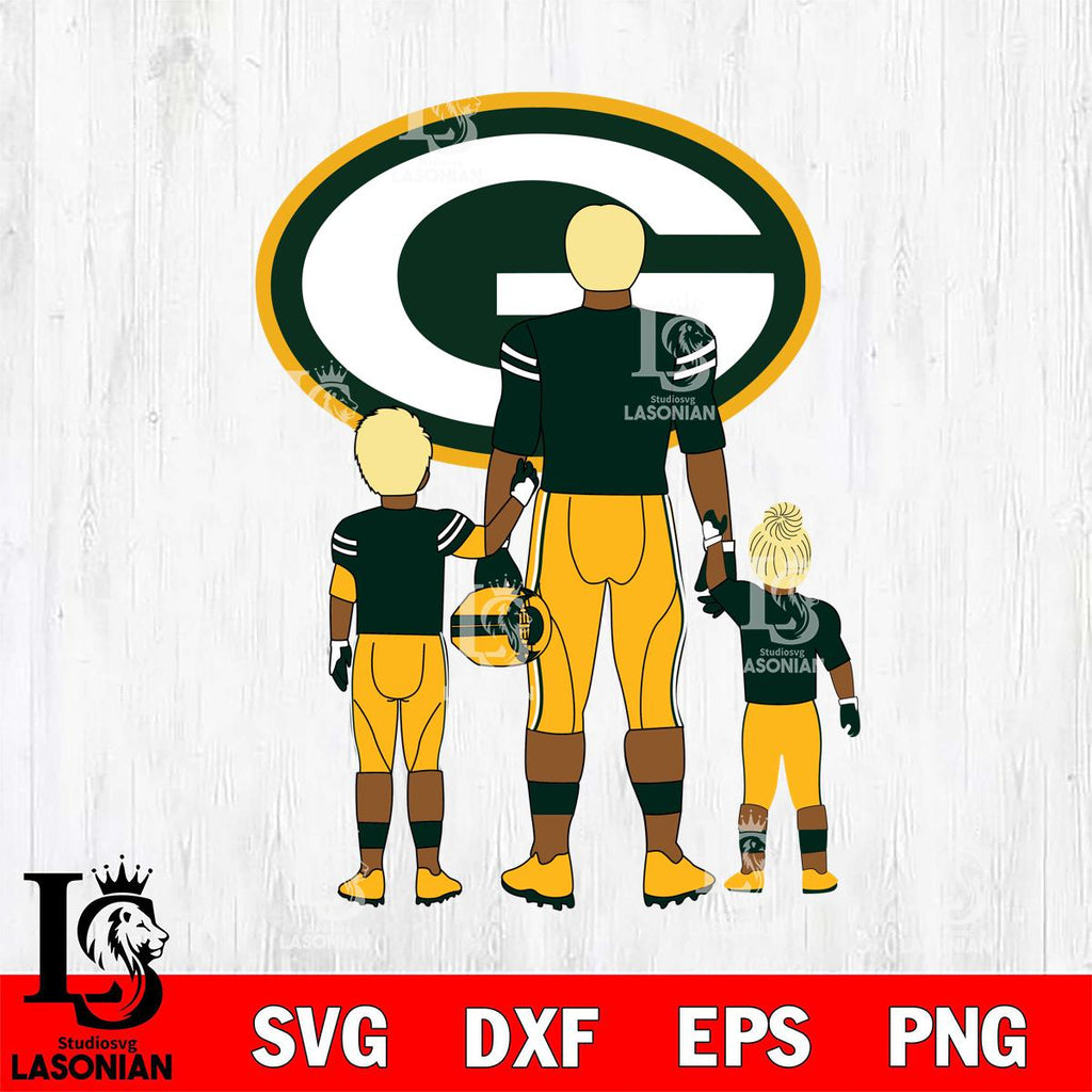 Green Bay Packers Best Dad Ever , father day , DAD NFL 4 – lasoniansvg