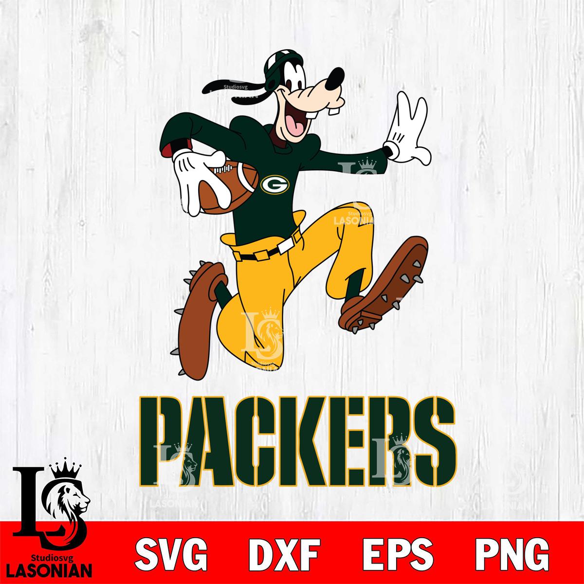 Green Bay Packers Goofy rugby Sport – lasoniansvg