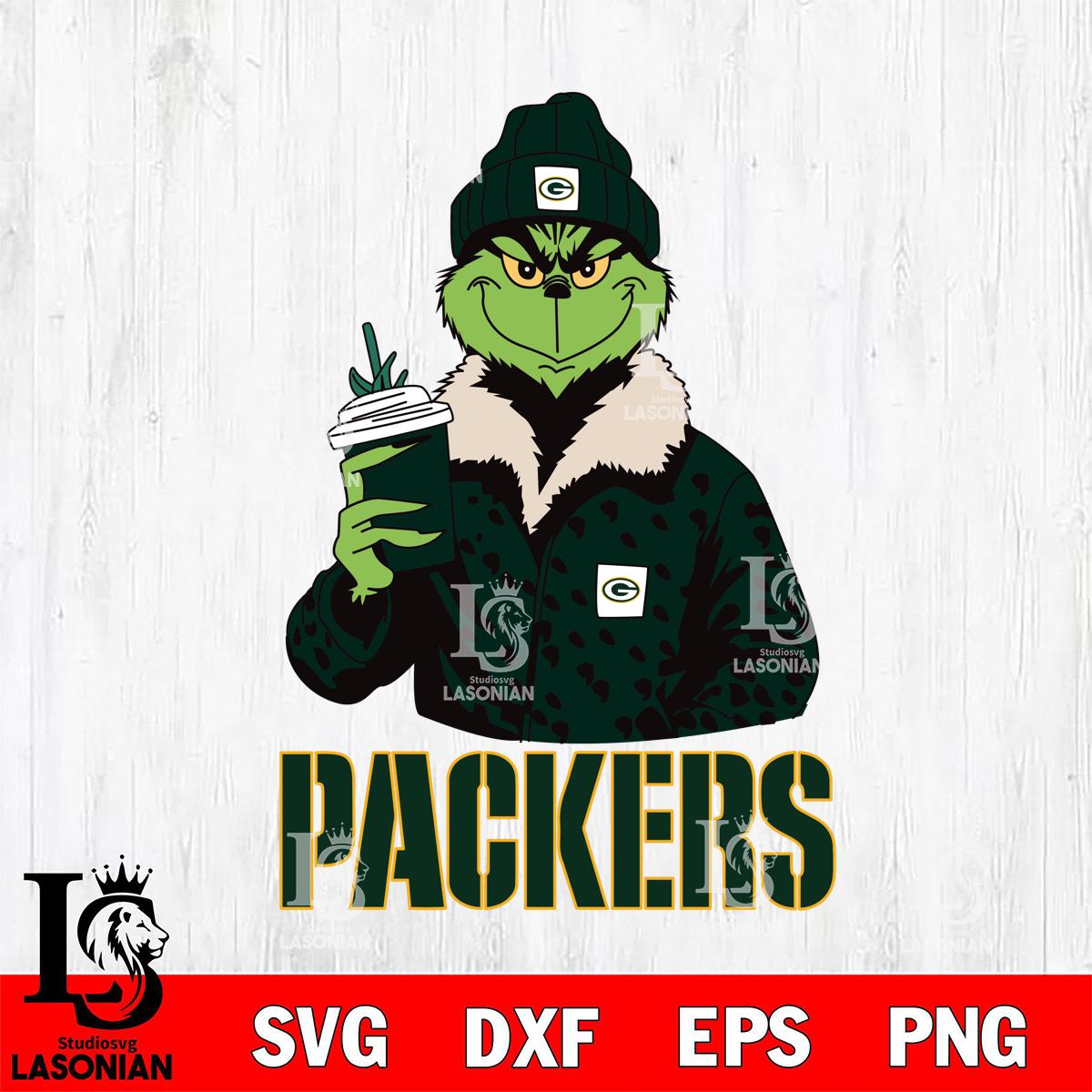 Green Bay Packers Grinch Christmas – lasoniansvg