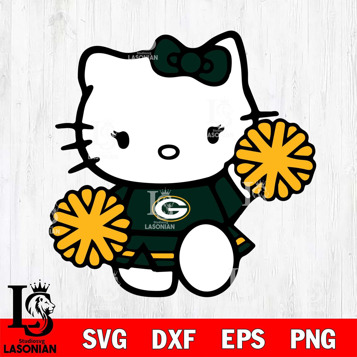 Green Bay Packers Hello Kitty sport 4 – lasoniansvg