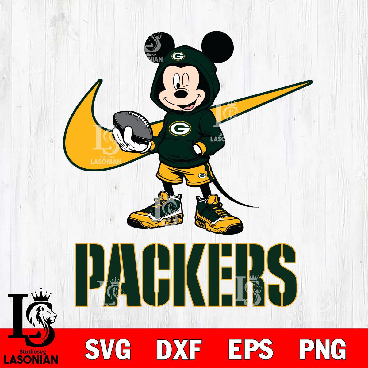 Green Bay Packers Mikey Mouse Disney NIKE – lasoniansvg