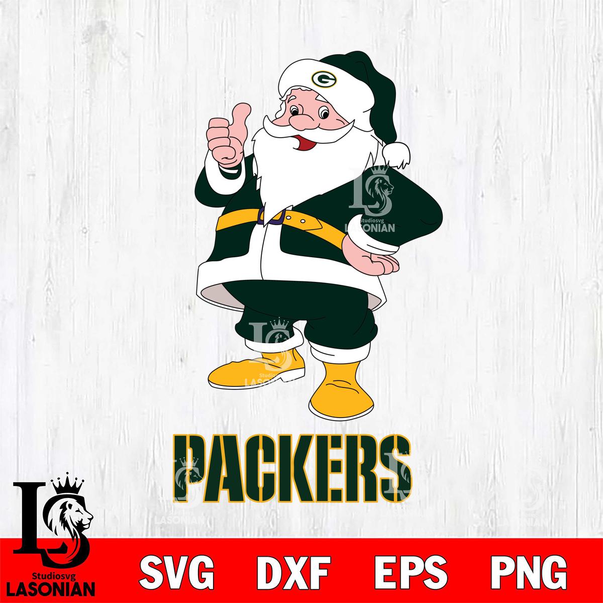 Green Bay Packers Santa claus – lasoniansvg