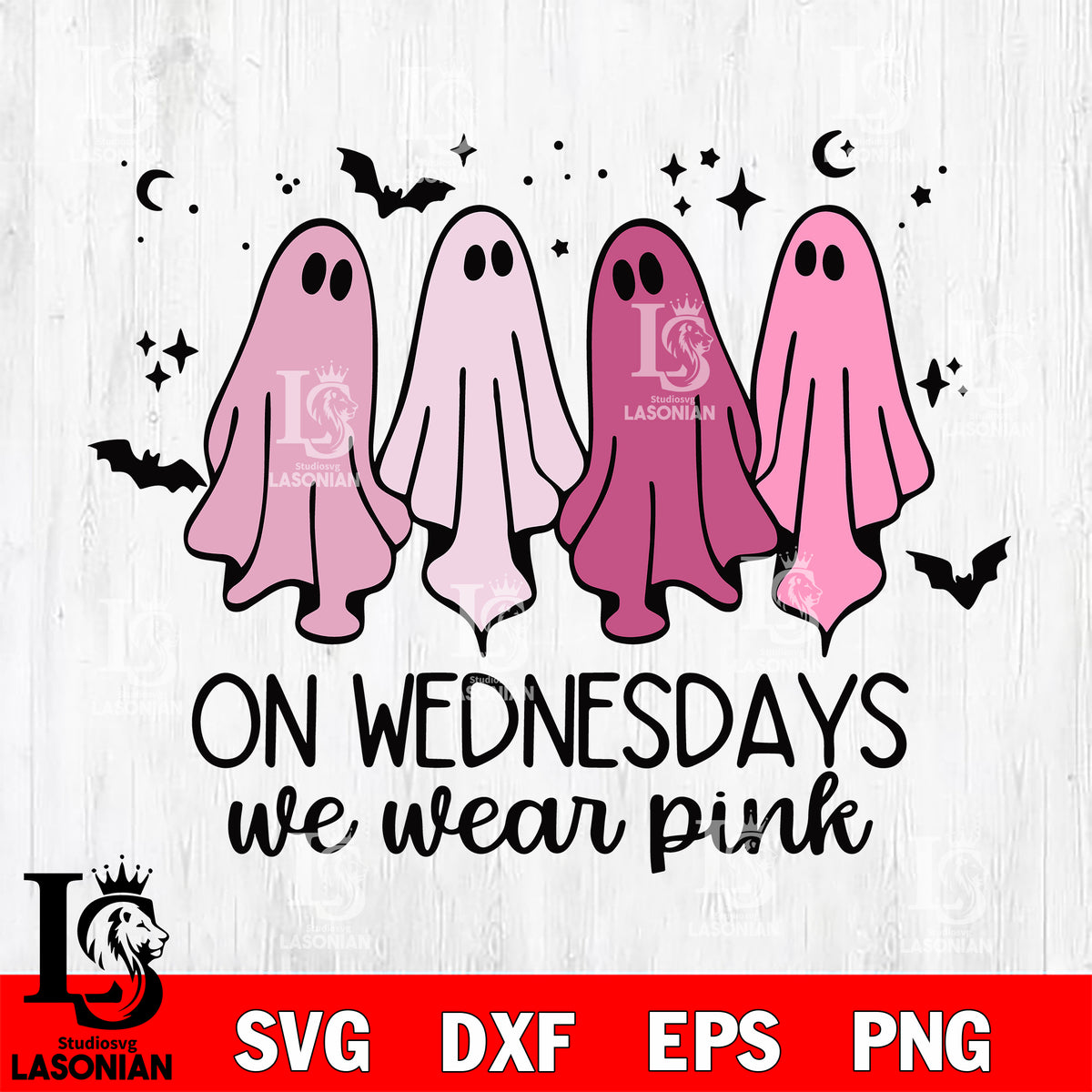 On wednesday we wears pink SVG DXF EPS PNG file, Digital Download , In ...