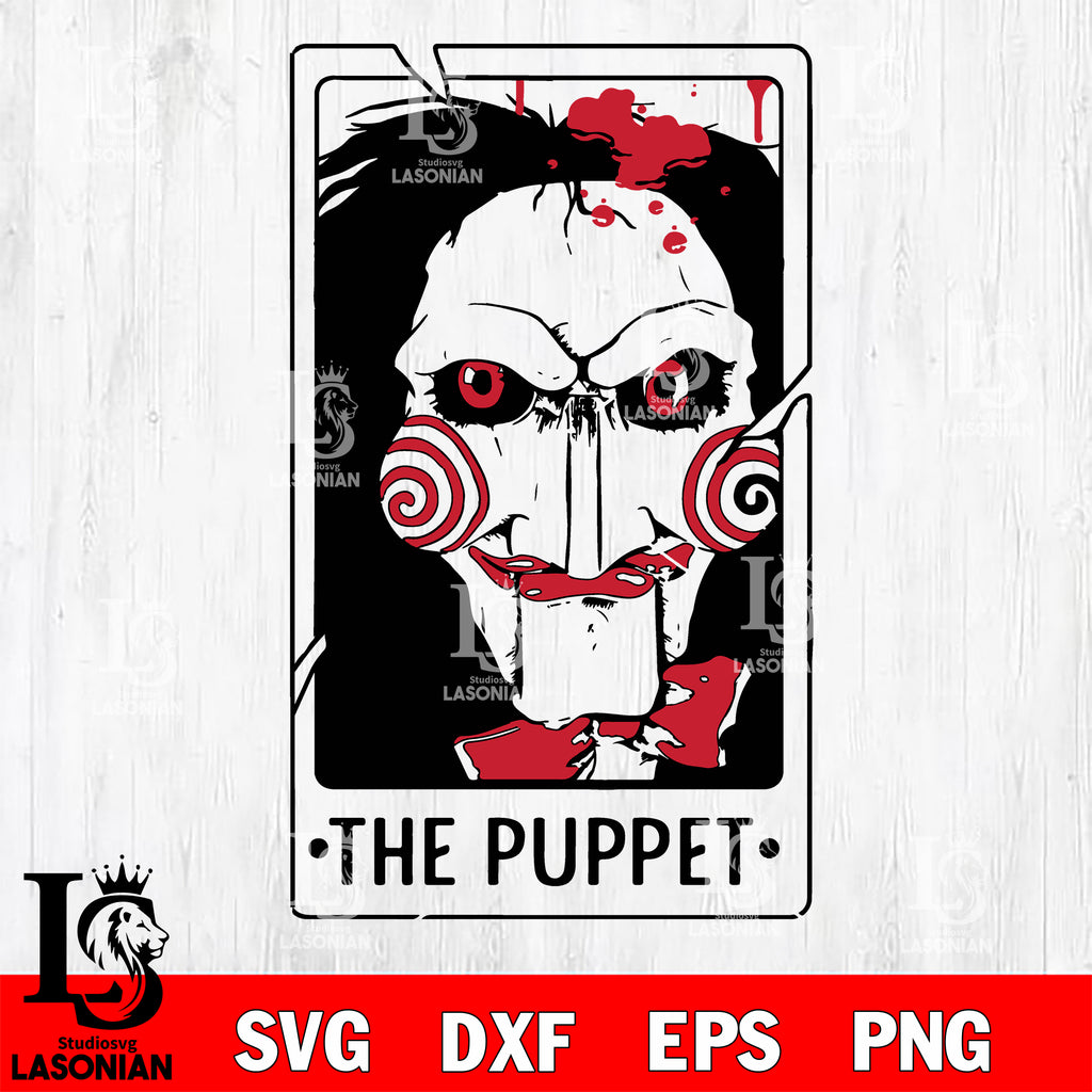 Horror svg, Horror Characters Tarot Card SVG, Horror friends PNG SVG D ...
