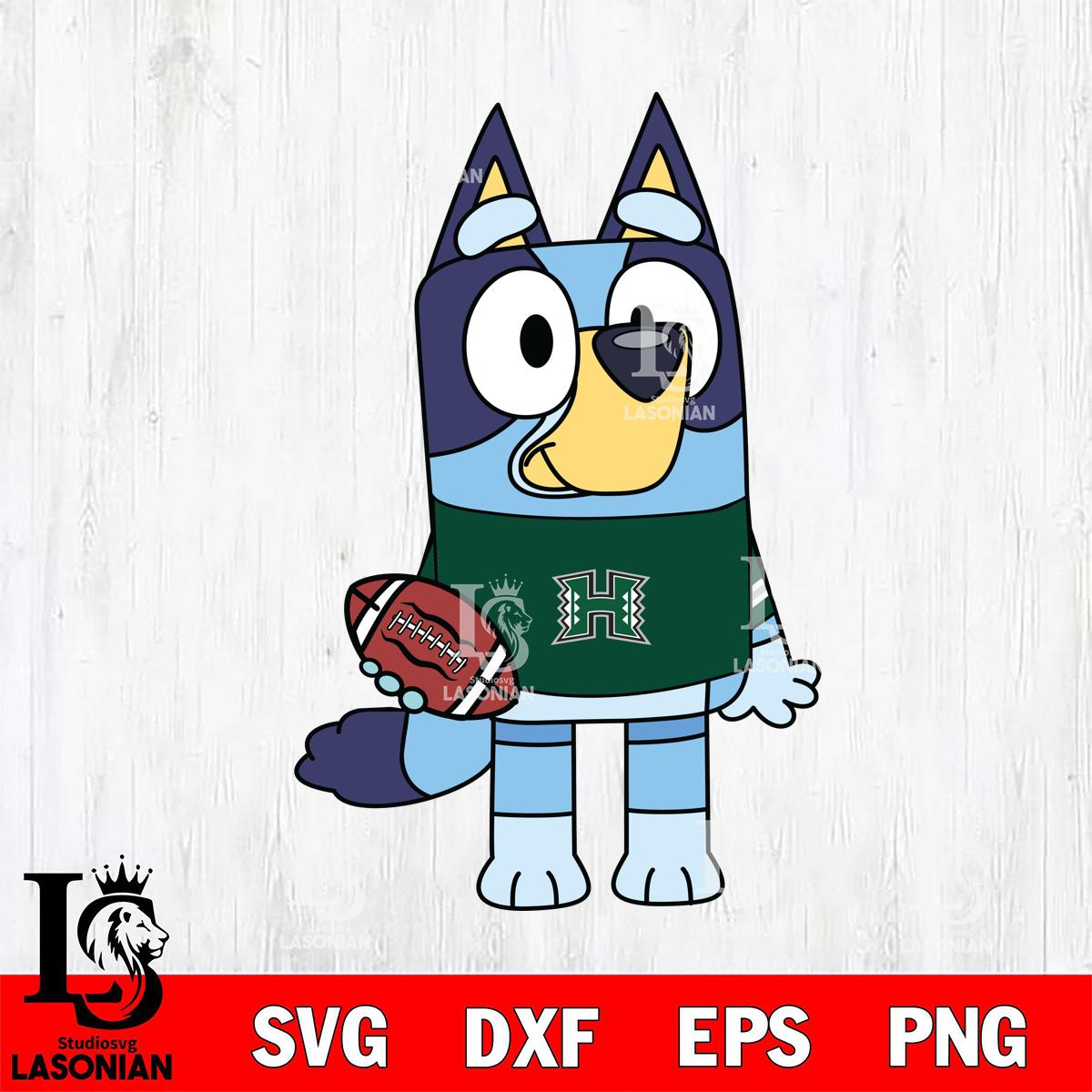 Hawaii Rainbow Warriors Bluey 2 – lasoniansvg