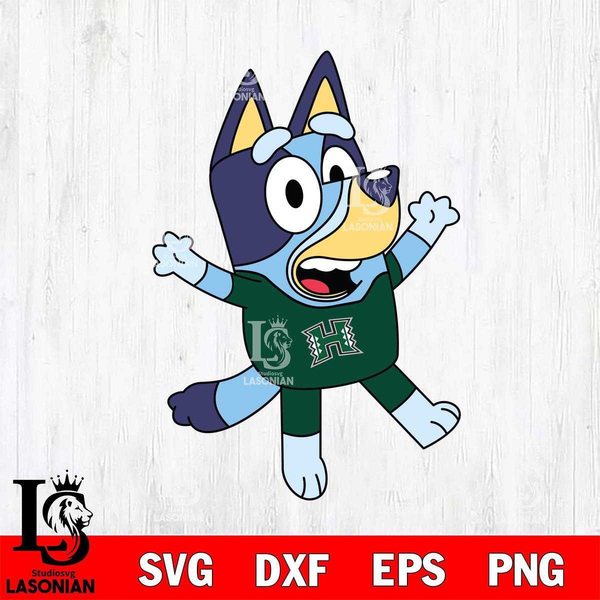 Hawaii Rainbow Warriors Bluey 3 – lasoniansvg
