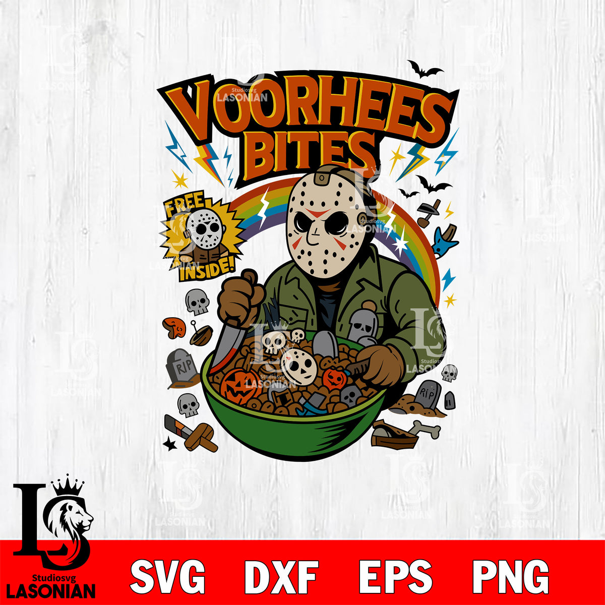 Horror Killer Vorhees Bites Horror Characters – lasoniansvg