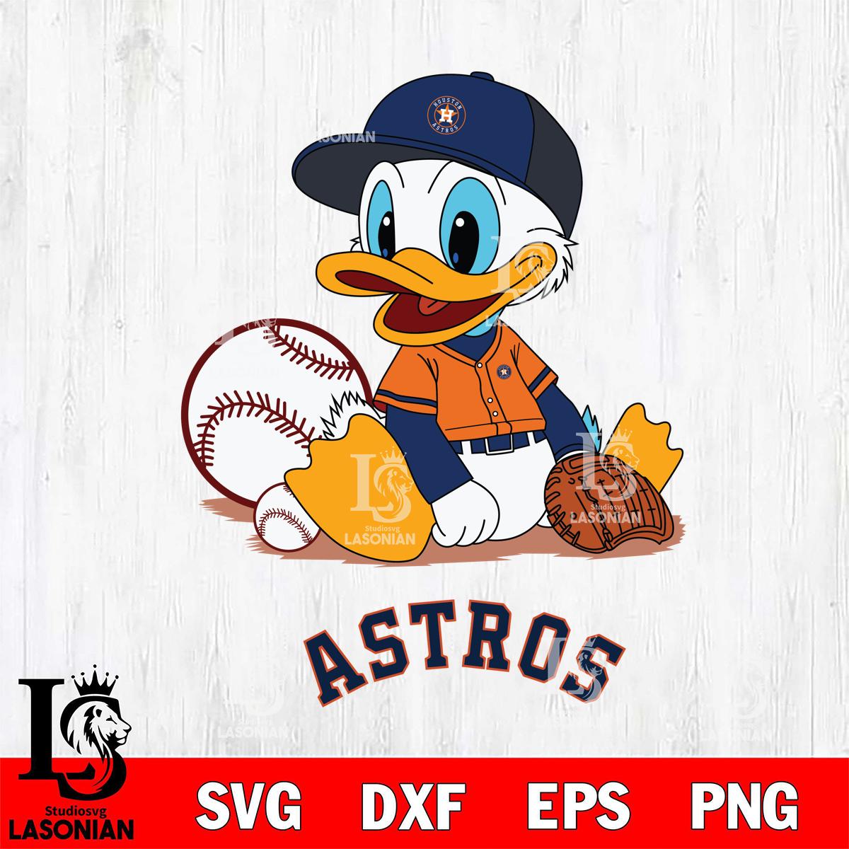 Houston Astros Donald Duck Baseball Sport – lasoniansvg