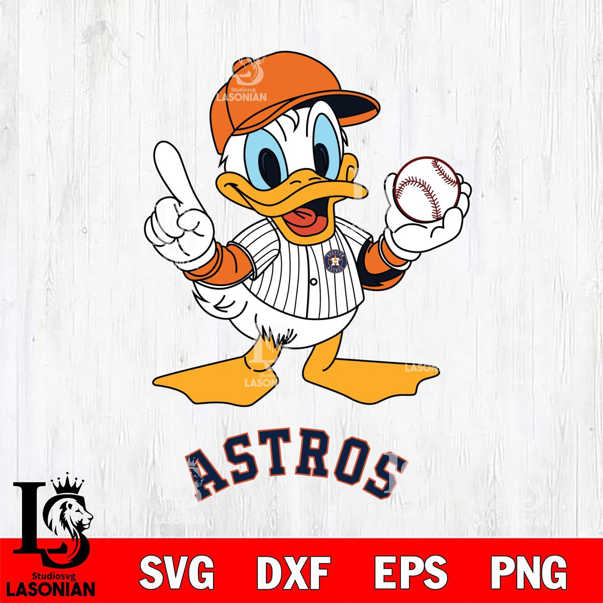 Houston Astros Donald Duck number one Baseball – lasoniansvg