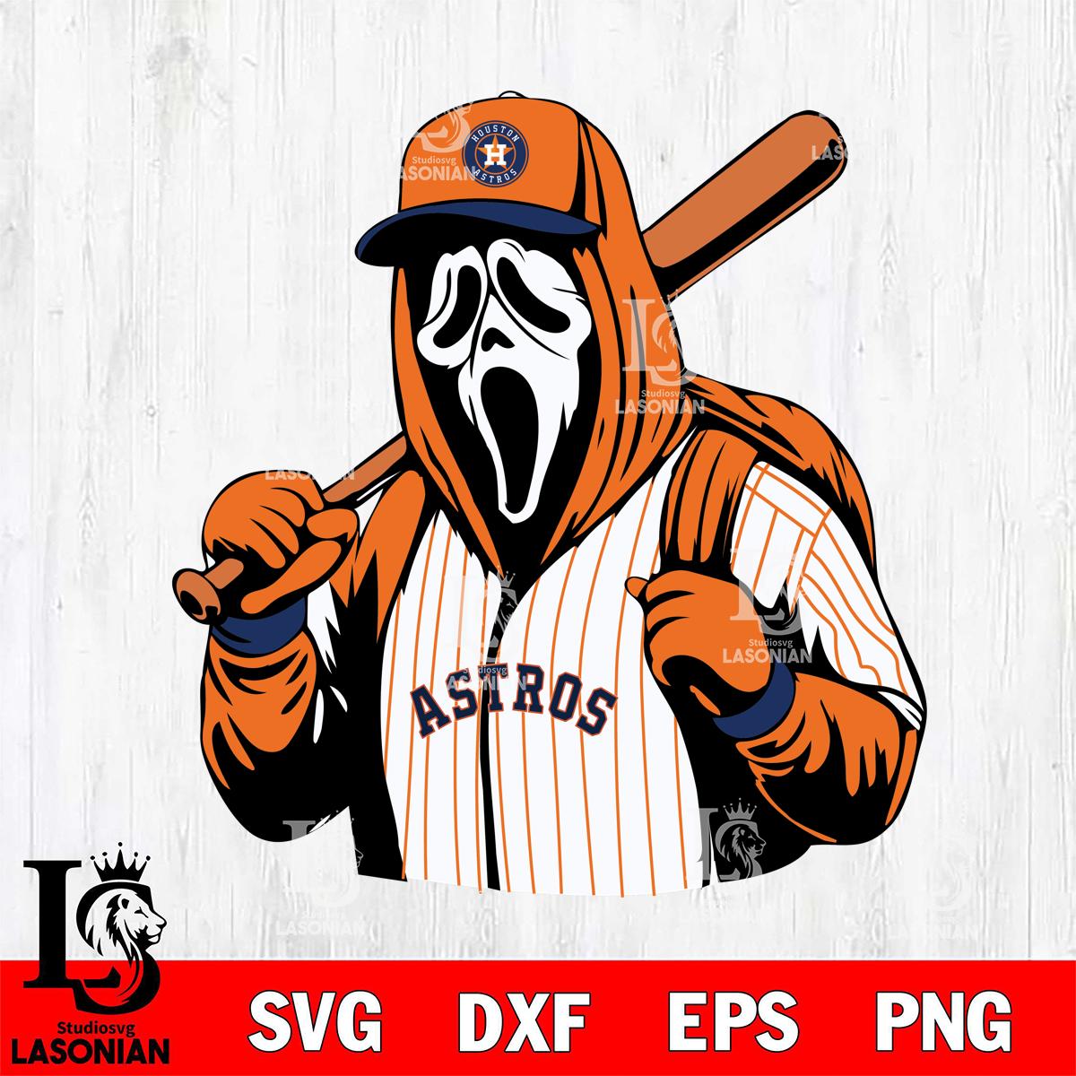Houston Astros Ghostface 3 – lasoniansvg