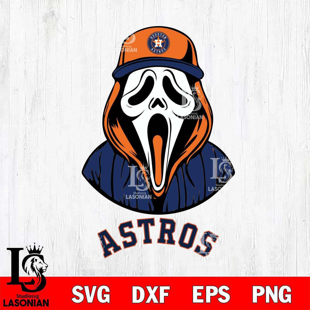 Houston Astros Ghostface 5 – lasoniansvg