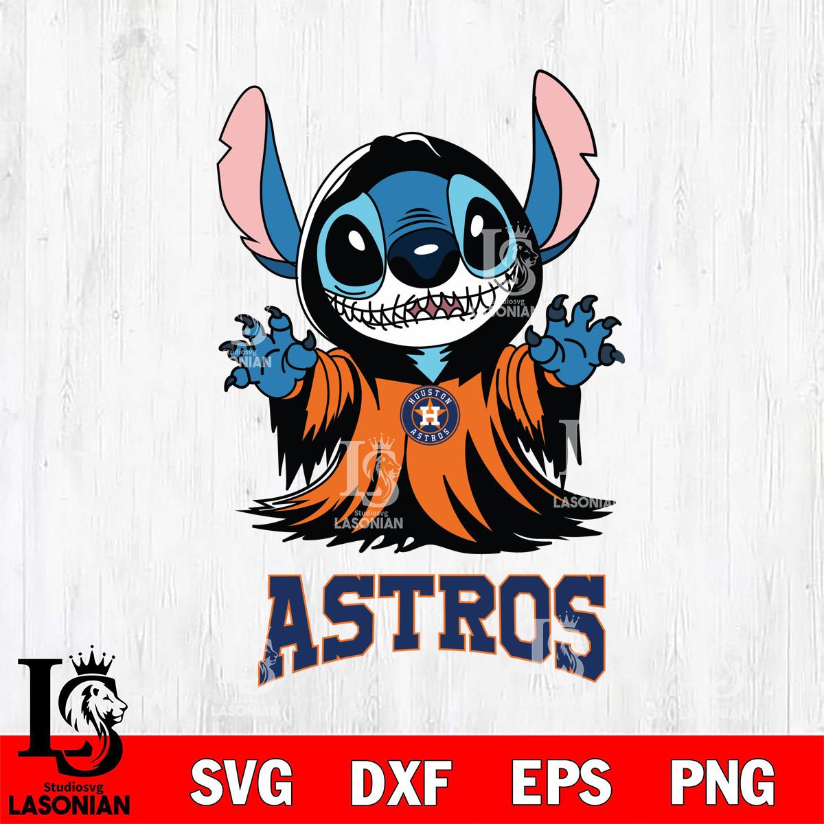 Houston Astros Stitch Ghost – lasoniansvg