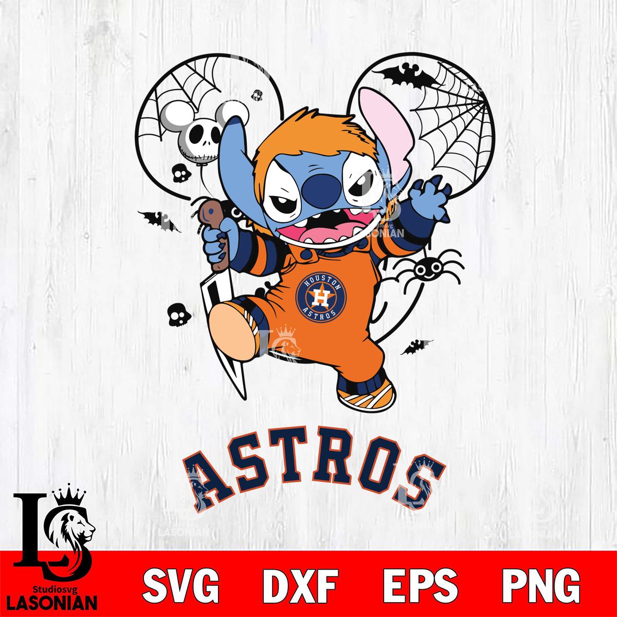 Houston Astros Stitch Michael Halloween – lasoniansvg