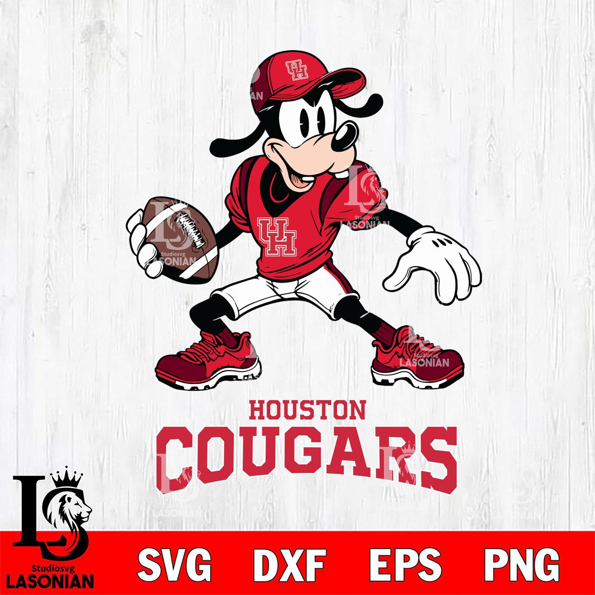 Houston Cougars Goofy Disney – lasoniansvg