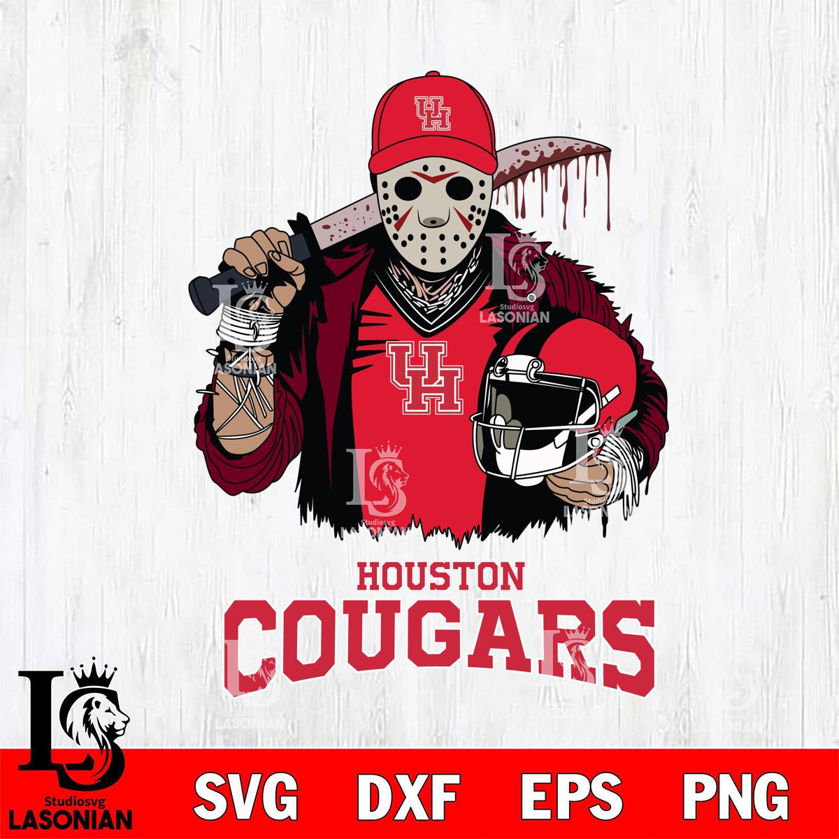 Houston Cougars Jason Voorhees 2 – lasoniansvg