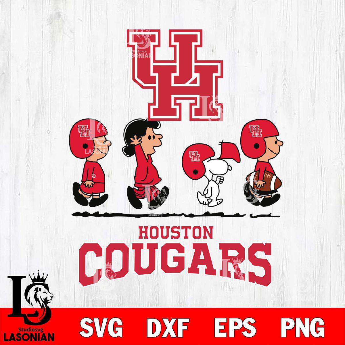 Houston Cougars Snoopy Sport 12 – lasoniansvg