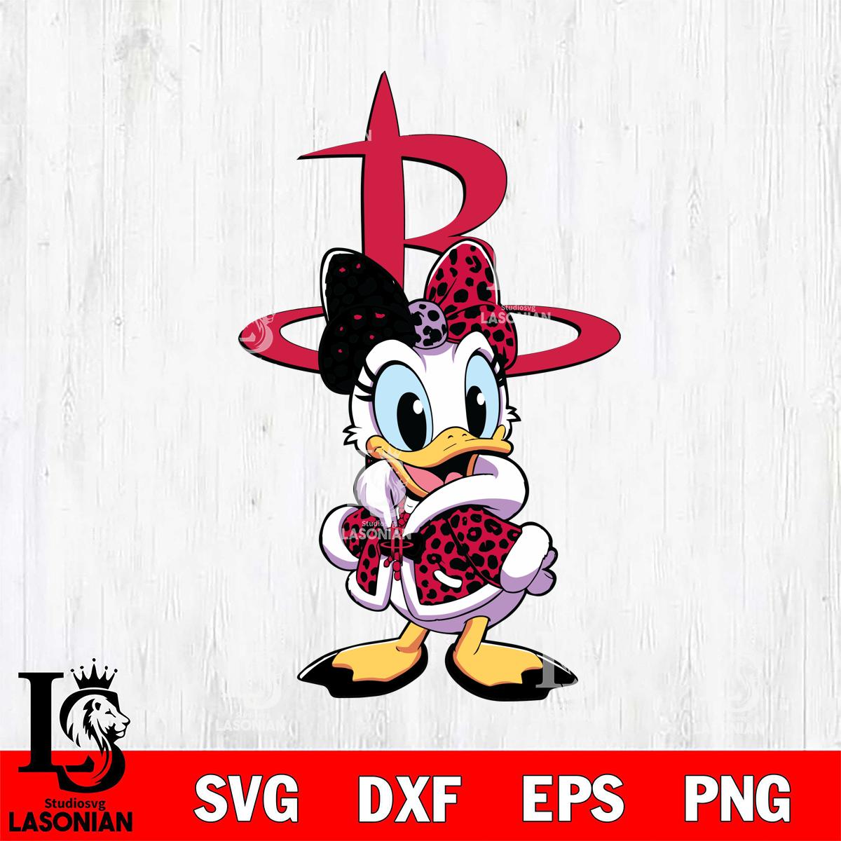 Houston Rockets Fancy Daisy Duck Disney – lasoniansvg