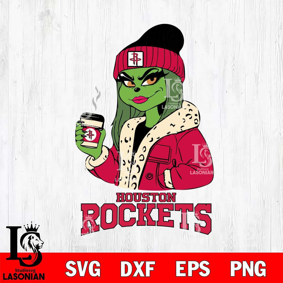 Houston Rockets Girls Grinch Bougie – lasoniansvg