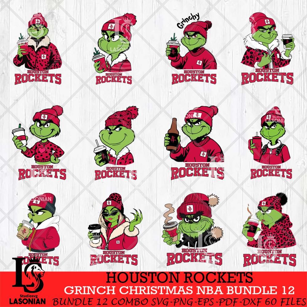 Houston Rockets Grinch Christmas NBA Bundle 12 – lasoniansvg