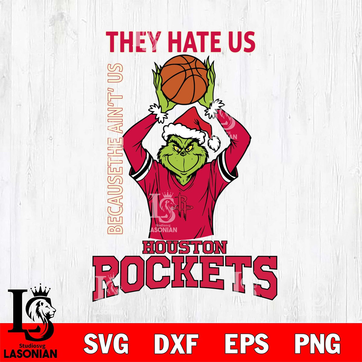 Houston Rockets Grinch Dunk Basketball – lasoniansvg