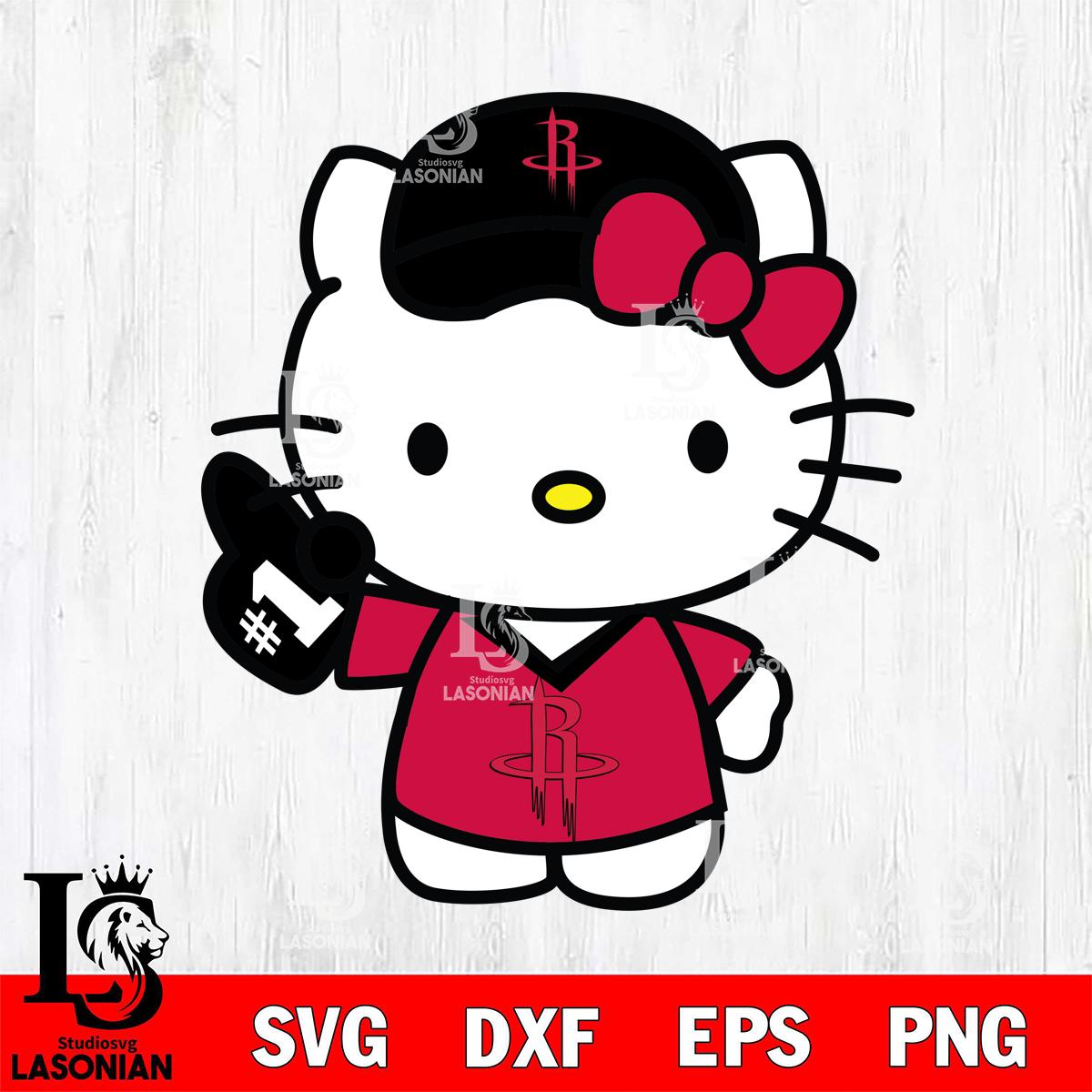 Houston Rockets Hello Kitty basketball 2 – lasoniansvg