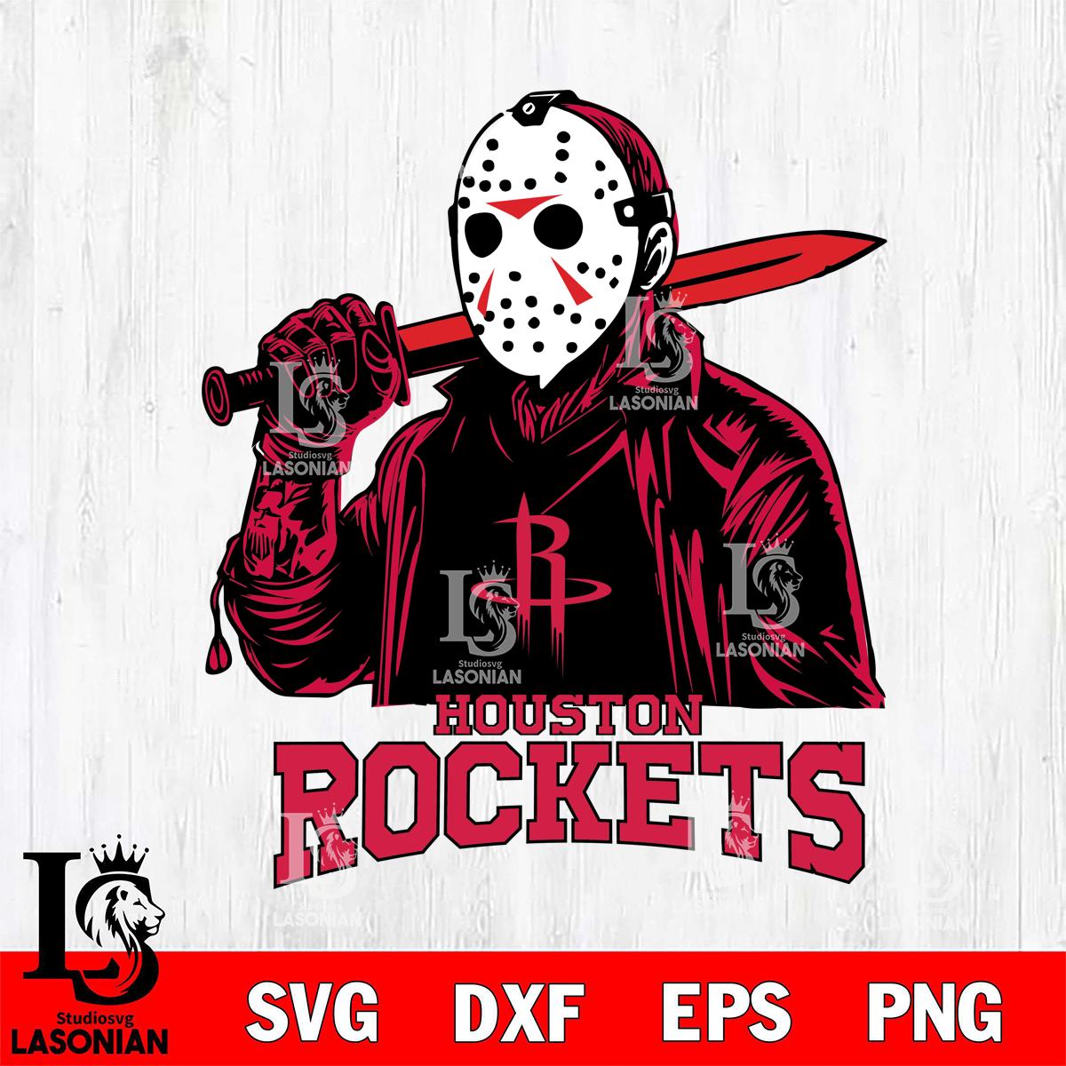 Houston Rockets Jason Voorhees Horror 12 – lasoniansvg