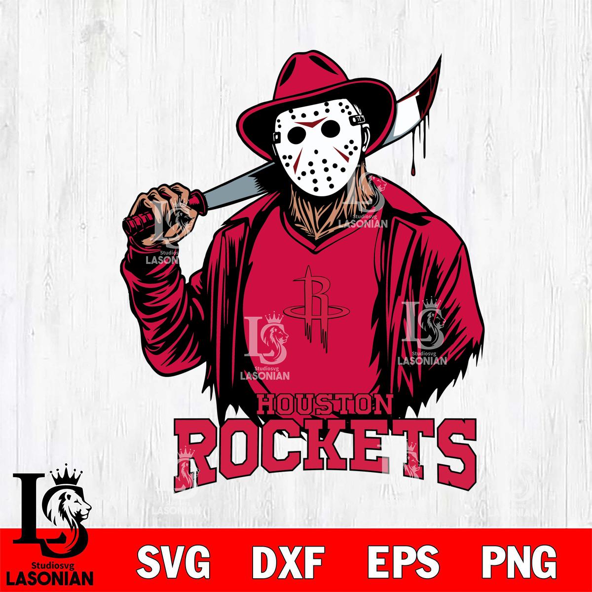 Houston Rockets Jason Voorhees Horror 13 – lasoniansvg