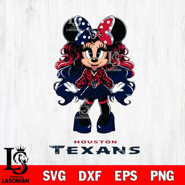 Houston Texans Beauty Minnie Mouse – lasoniansvg