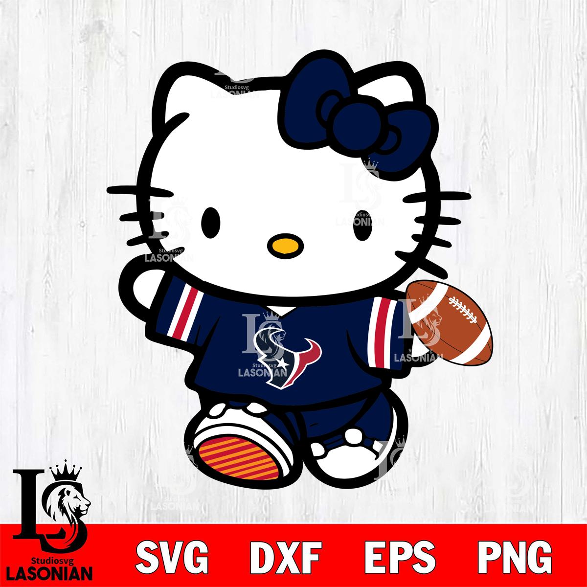 Houston Texans Cute Hello Kitty Football 7 – lasoniansvg