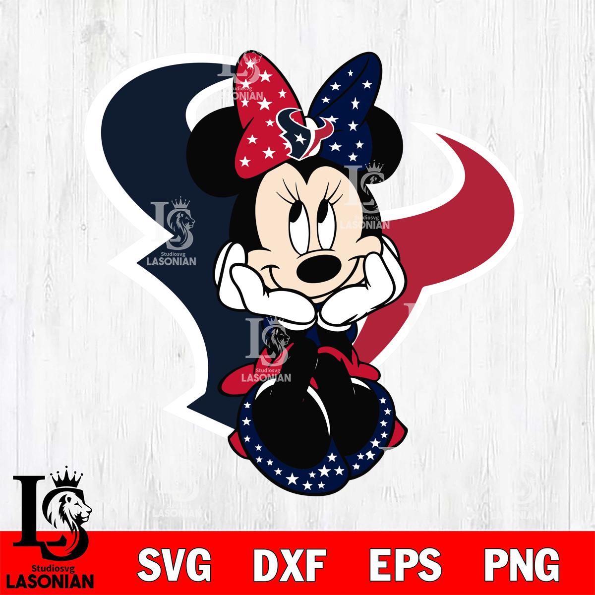 Houston Texans Cute Minnie Mouse – lasoniansvg