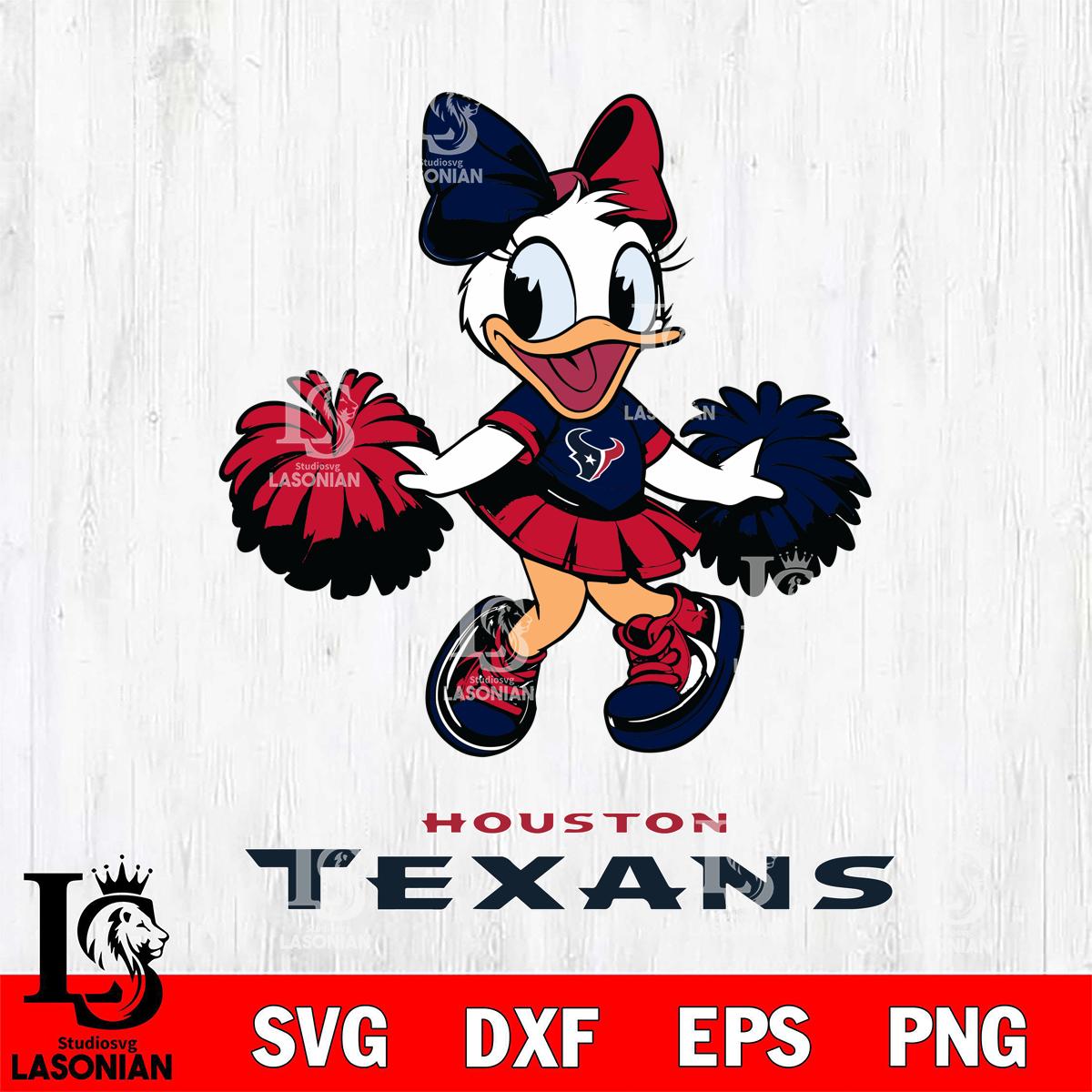 Houston Texans Daisy Duck Cheerleader Disney – lasoniansvg