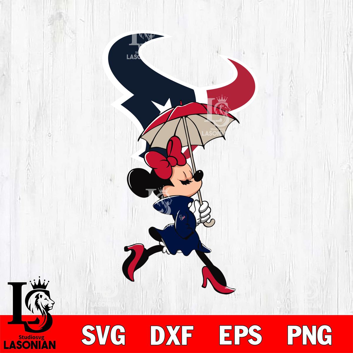 Houston Texans Fancy Minnie – lasoniansvg
