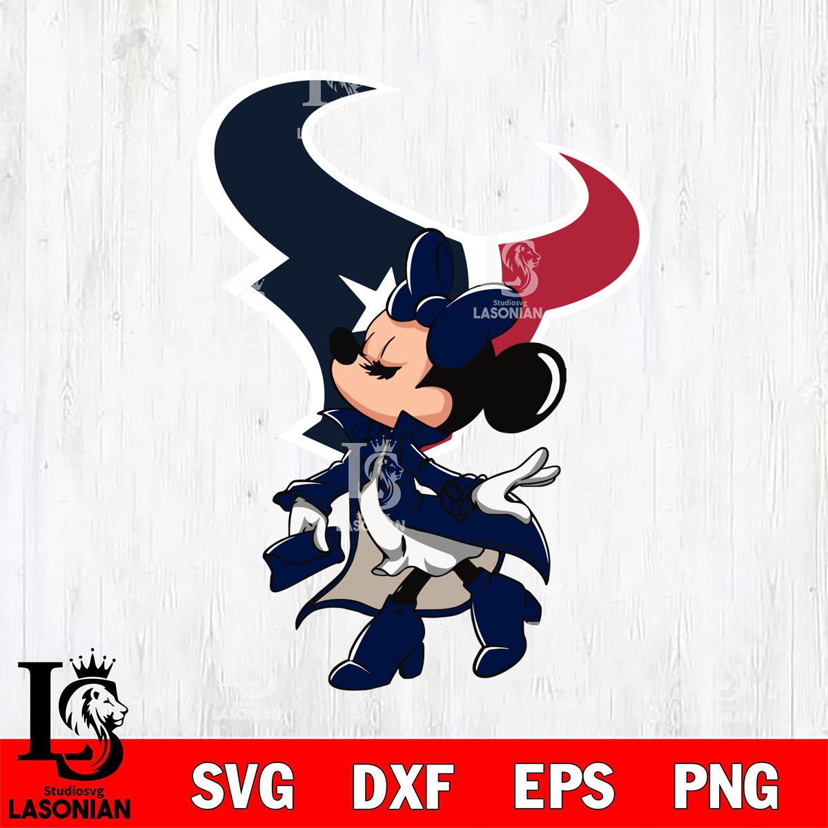 Houston Texans Glamorous Minnie – lasoniansvg