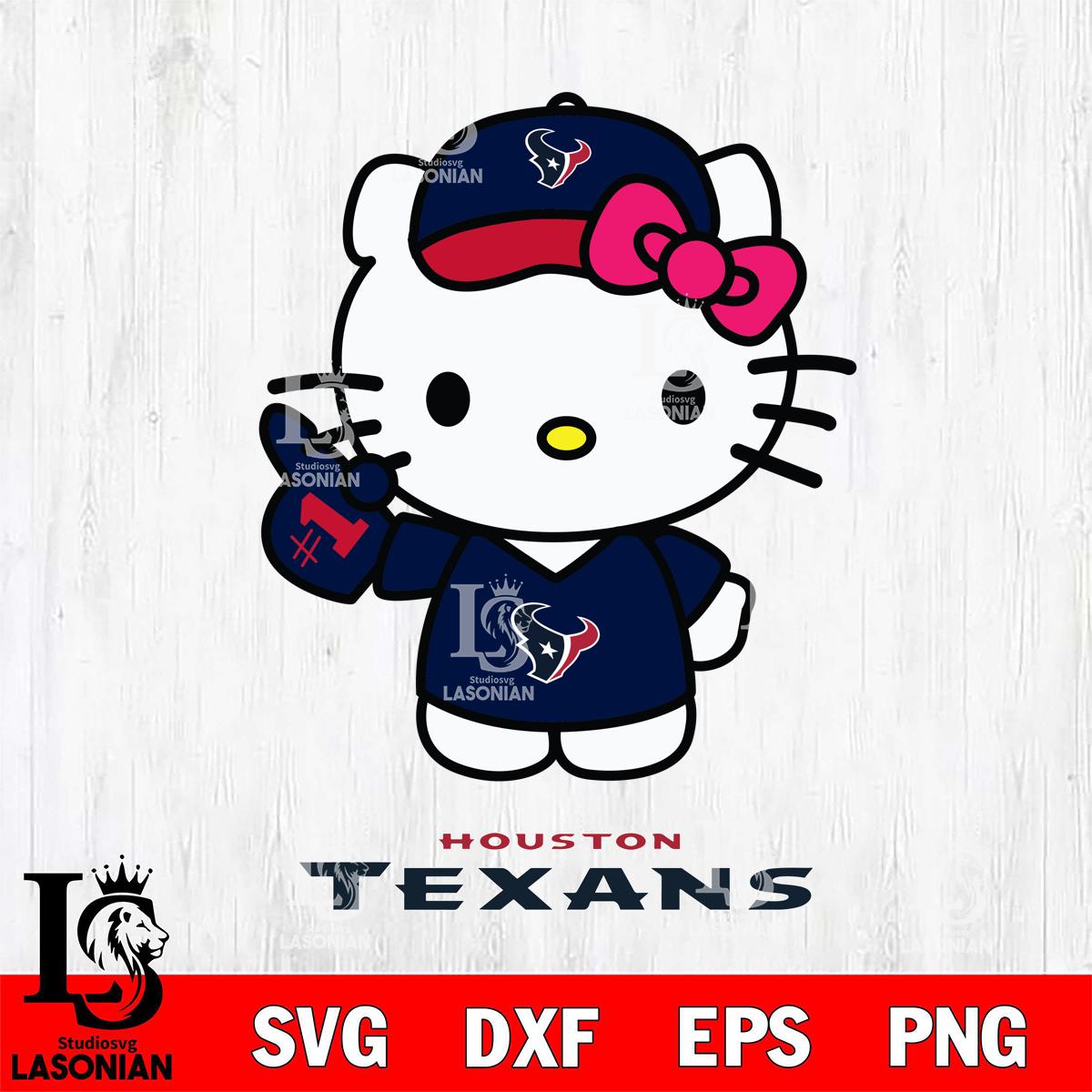 Houston Texans Hello Kitty Best Fan – lasoniansvg