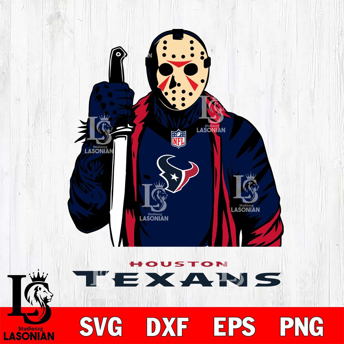 Houston Texans Jason Voorhees Horror 3 – lasoniansvg