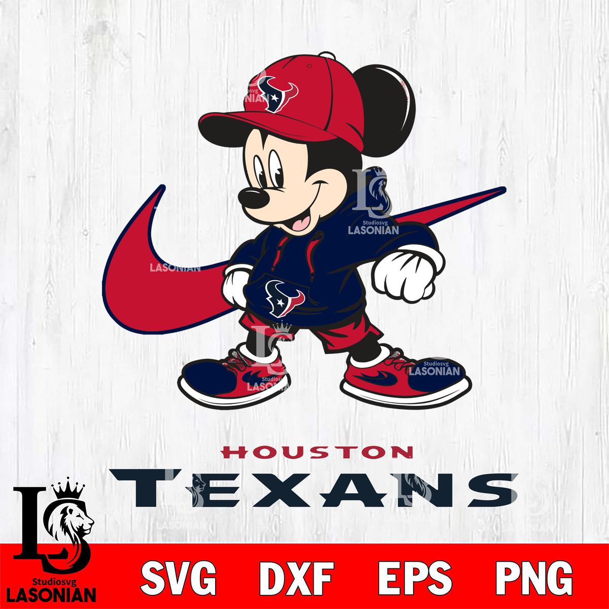 Houston Texans Mickey Mouse NIKE – lasoniansvg