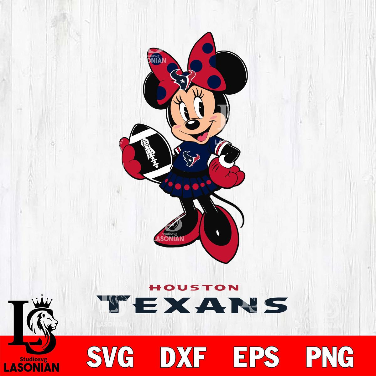 Houston Texans Minnie Mouse – lasoniansvg