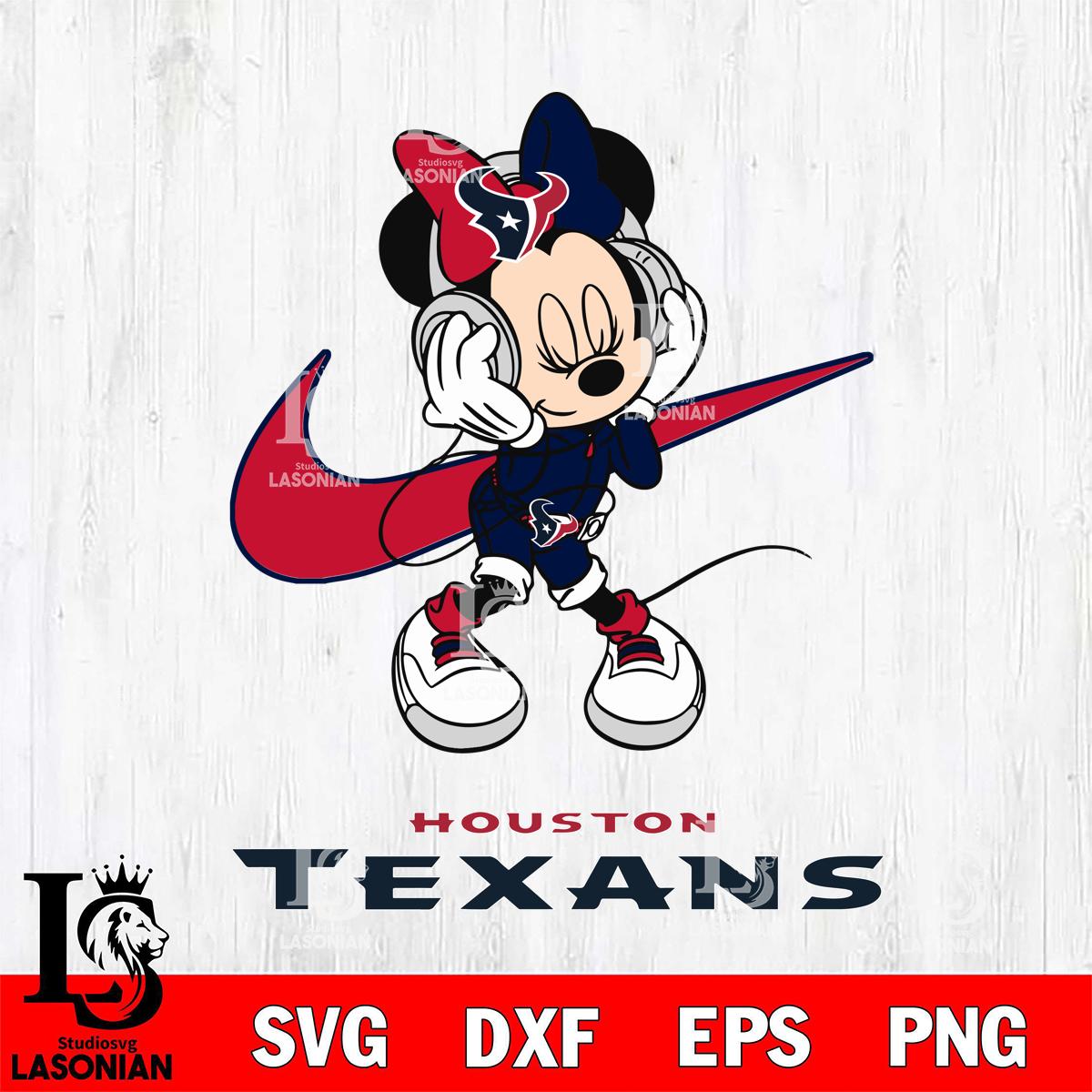 Houston Texans Minnie Mouse Dancing NIKE – lasoniansvg
