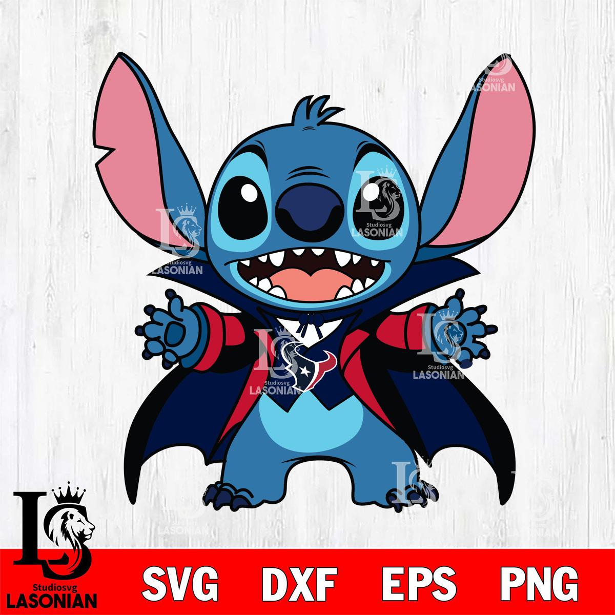 Houston Texans Stitch Vampire Football halloween – lasoniansvg