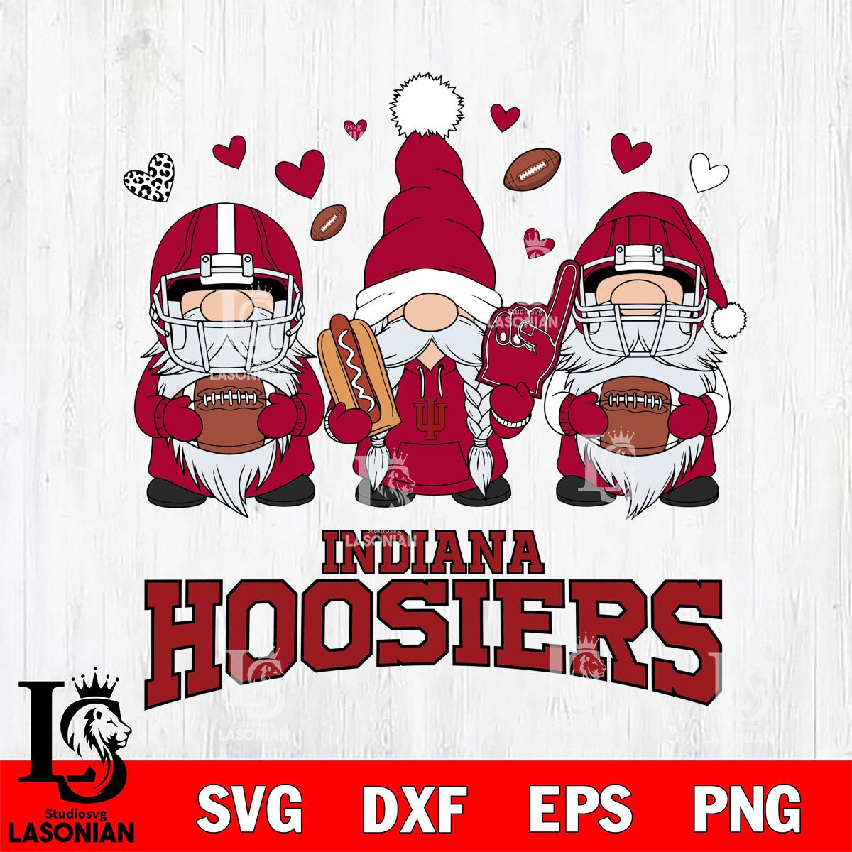 Indiana Hoosiers Gnome Rugby – lasoniansvg