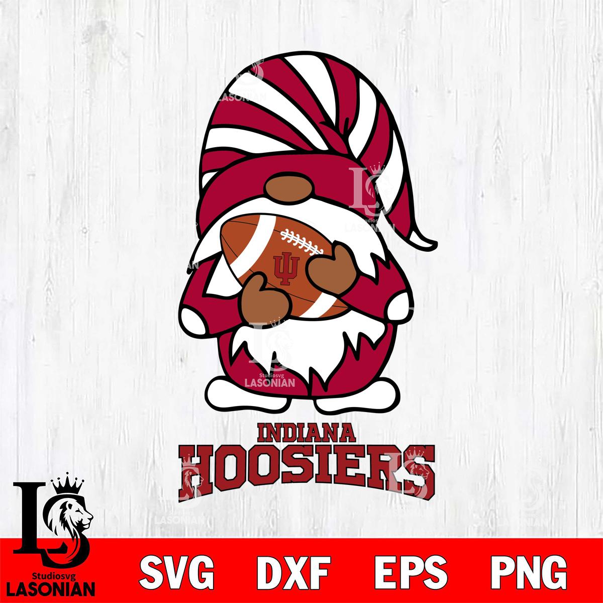 Indiana Hoosiers Gnomes Football – lasoniansvg
