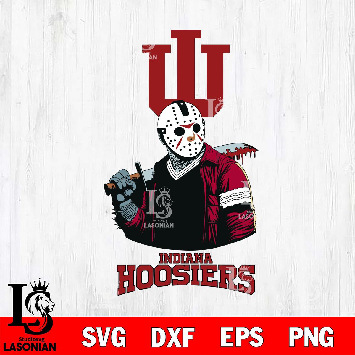 Indiana Hoosiers Jason Voorhees 10 – lasoniansvg