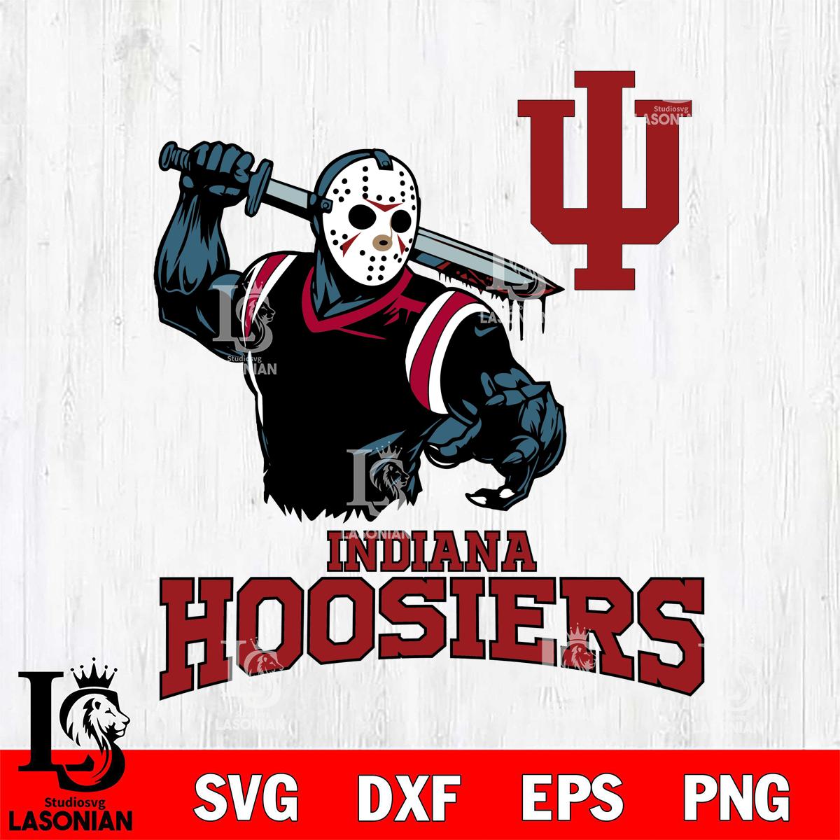 Indiana Hoosiers Jason Voorhees 5 – lasoniansvg