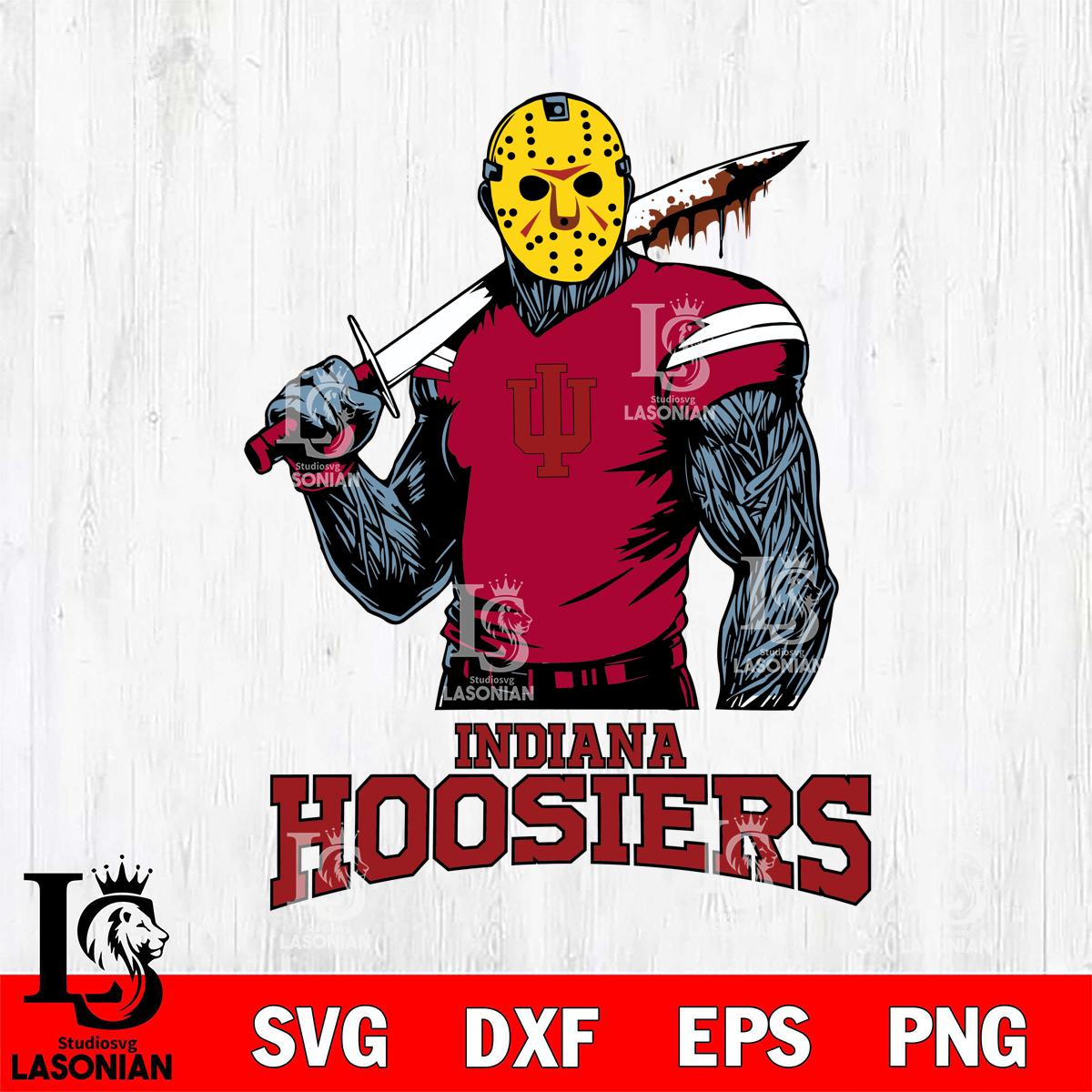 Indiana Hoosiers Jason Voorhees 7 – lasoniansvg