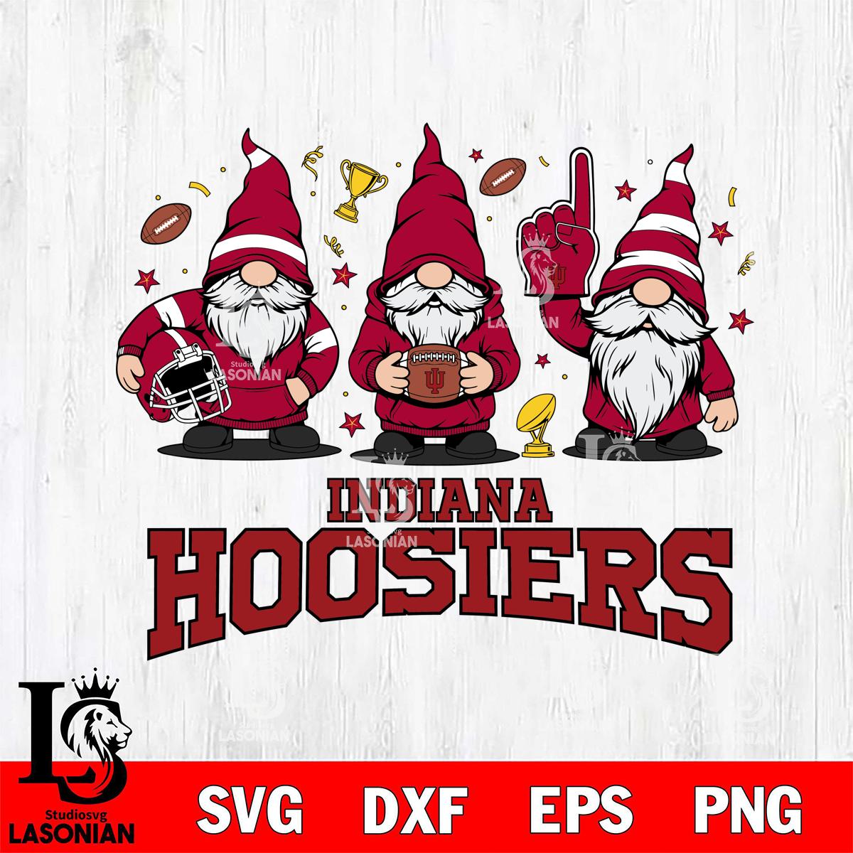 Indiana Hoosiers Three Gnome FAN – lasoniansvg