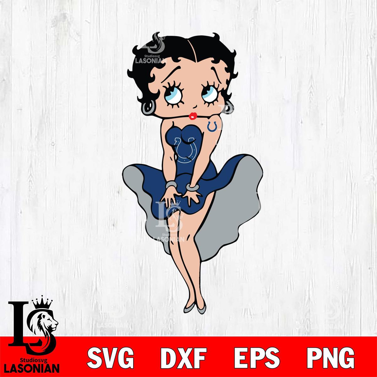 Indianapolis Colts Betty Boop Sexy Cheering – lasoniansvg