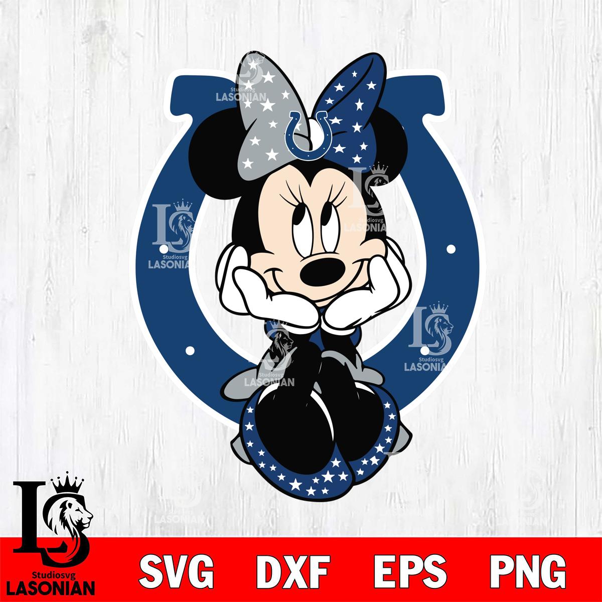 Indianapolis Colts Cute Minnie Mouse – lasoniansvg