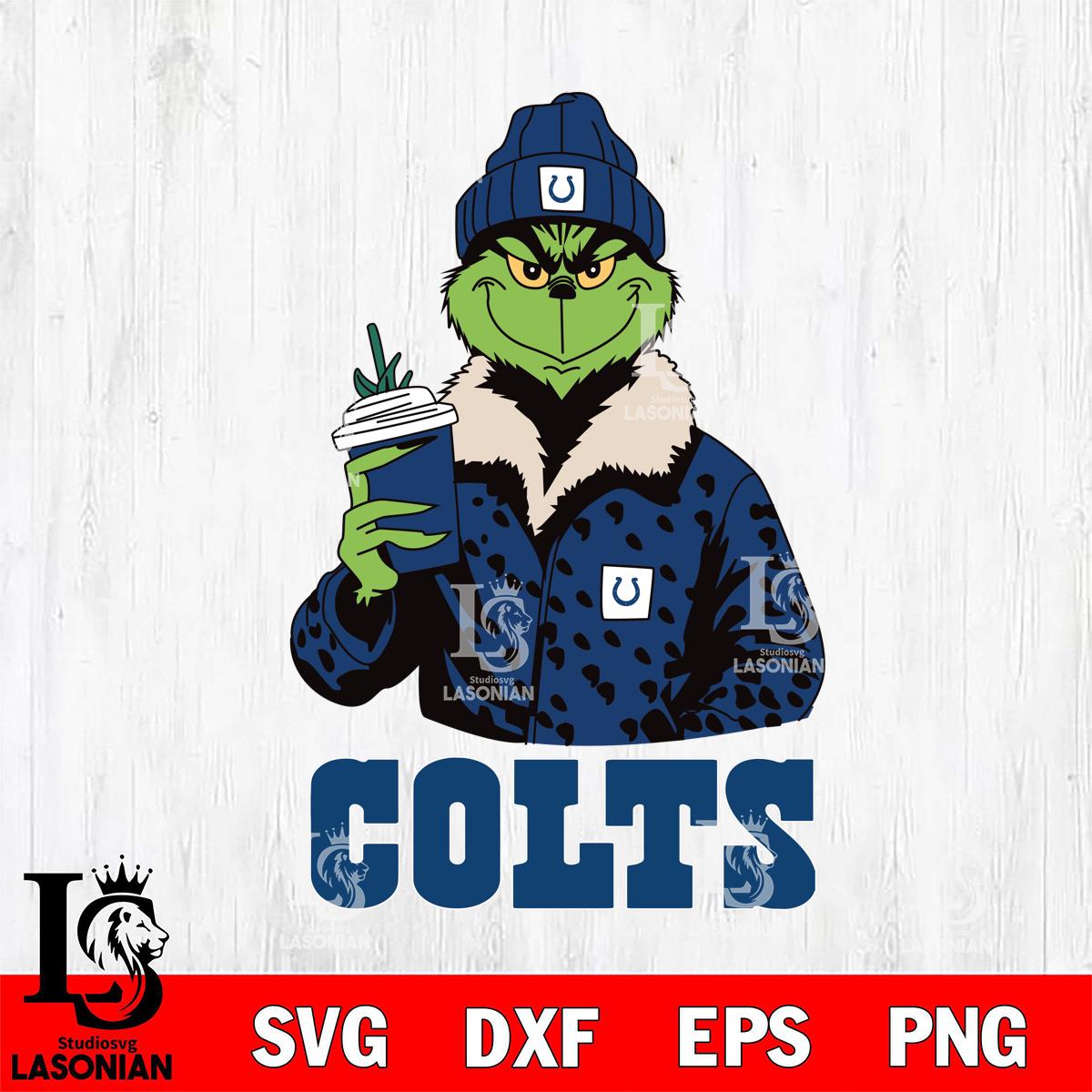 Indianapolis Colts Grinch Christmas – lasoniansvg
