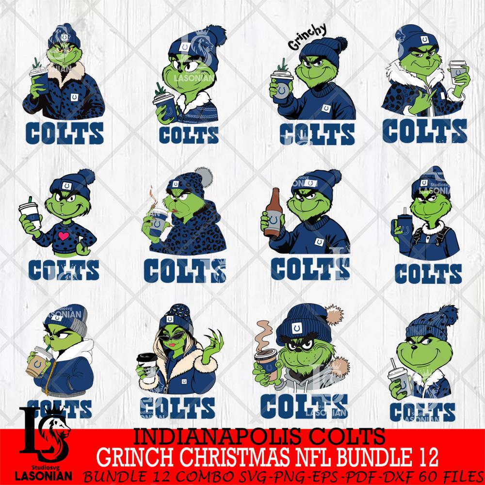 Indianapolis Colts Grinch Christmas NFL Bundle 12 – lasoniansvg
