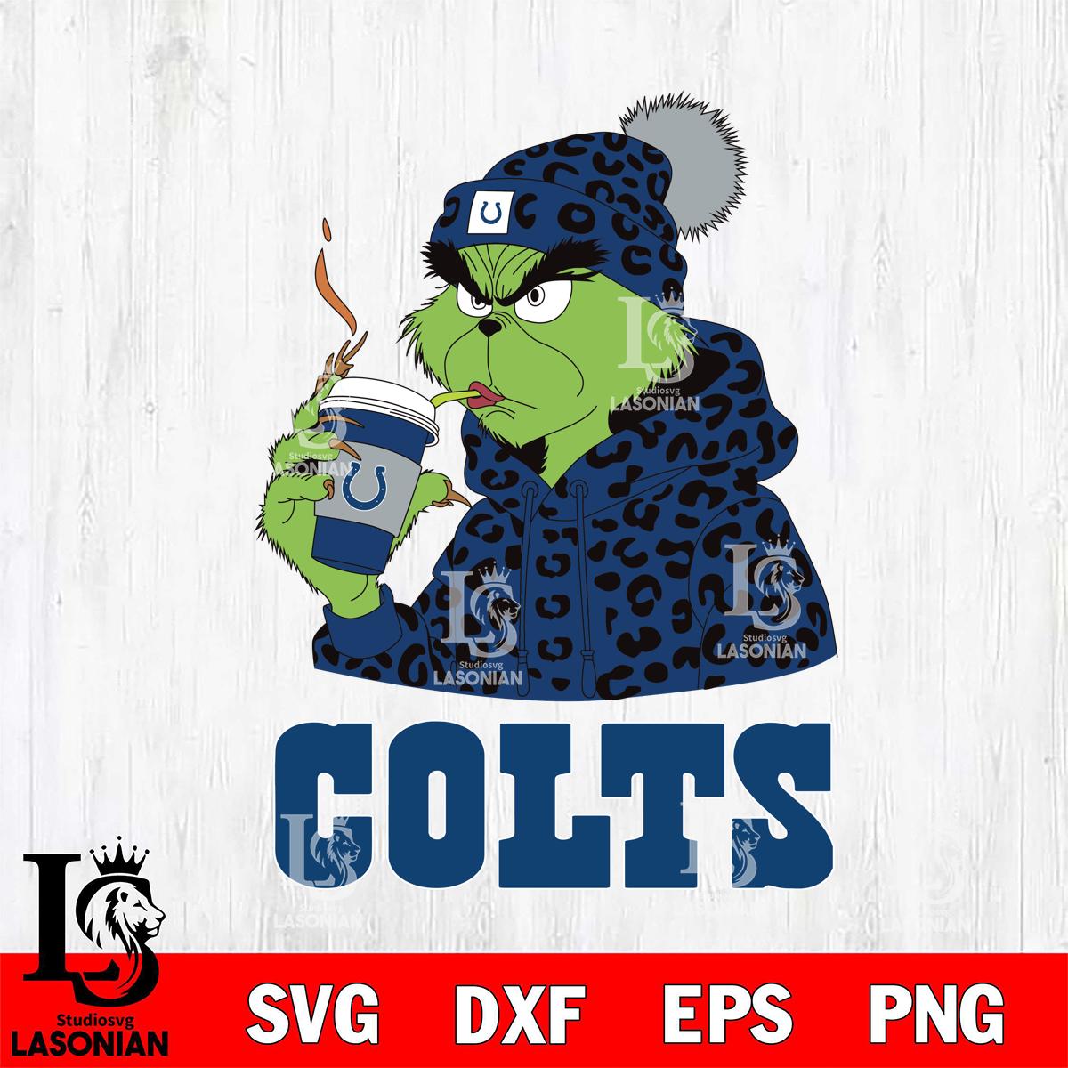 Indianapolis Colts Grinch Leopard Christmas – lasoniansvg